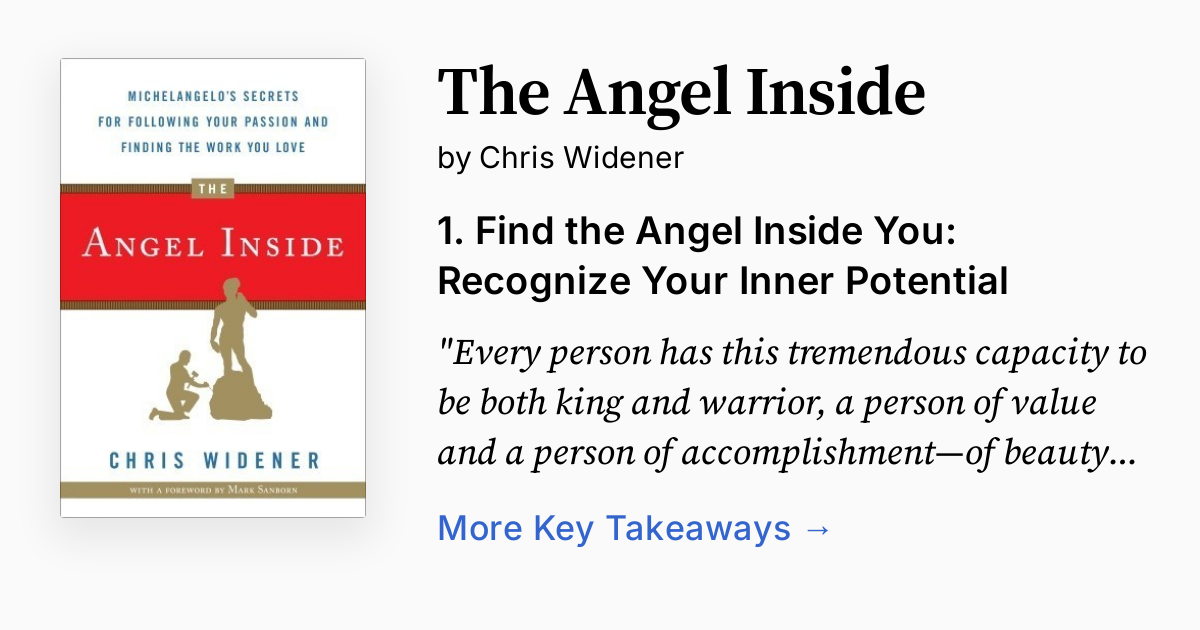 The Angel Inside | Summary, Audio, Quotes
