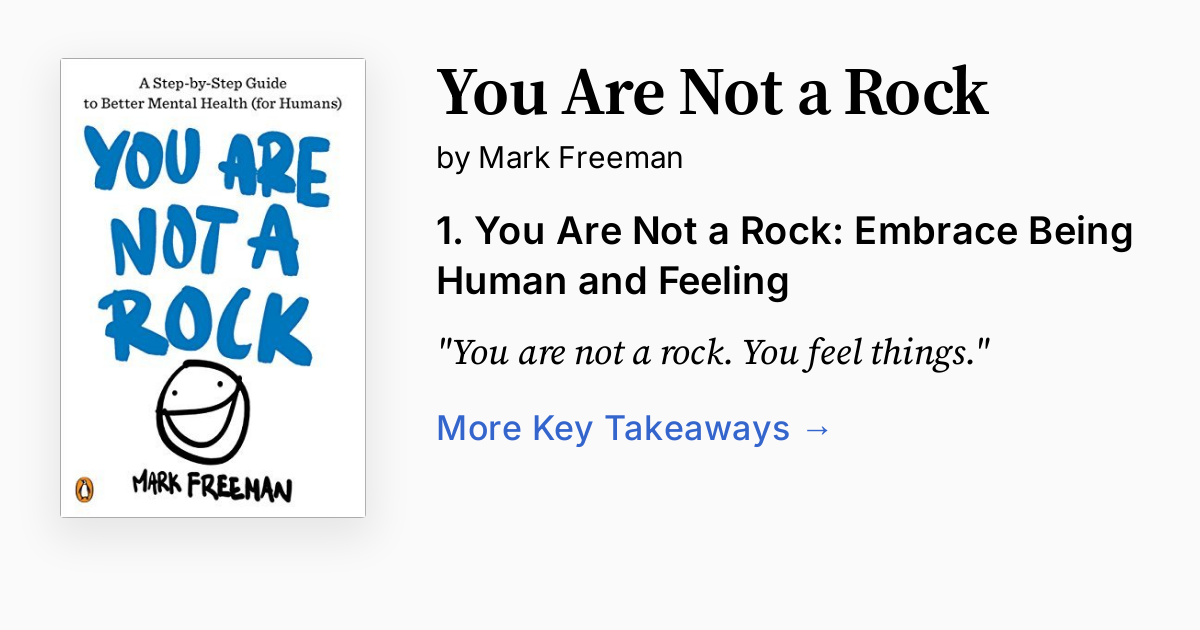 You Are Not a Rock | Summary, Audio, Quotes, FAQ