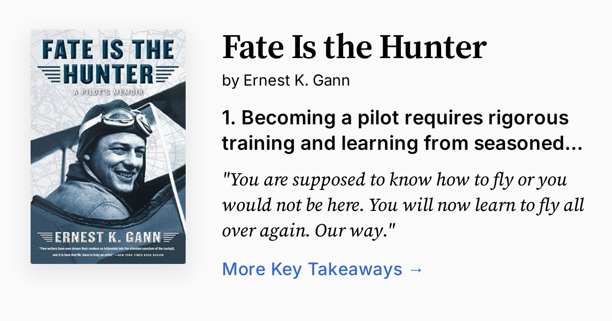 Fate Is the Hunter | Summary, Audio, Quotes