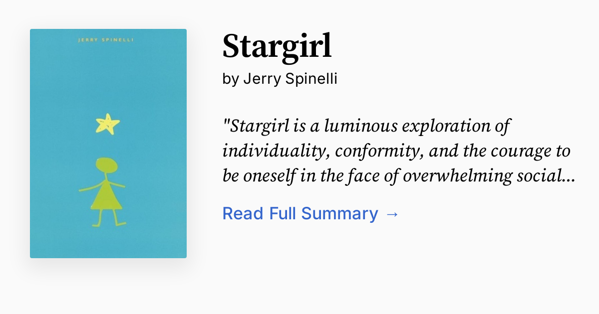 Stargirl by Jerry Spinelli | Summary, Analysis