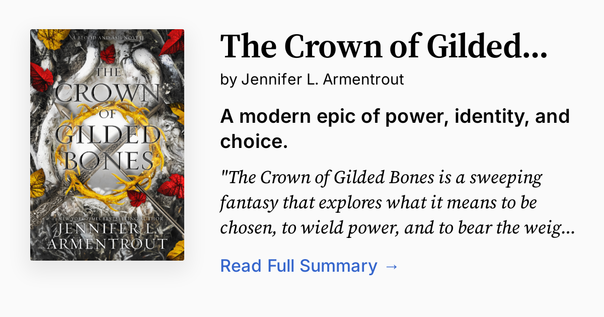 The Crown of Gilded Bones | Summary, Analysis, FAQ