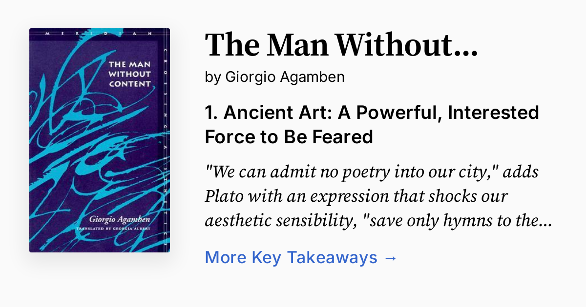 The Man Without Content | Summary, Audio, Quotes