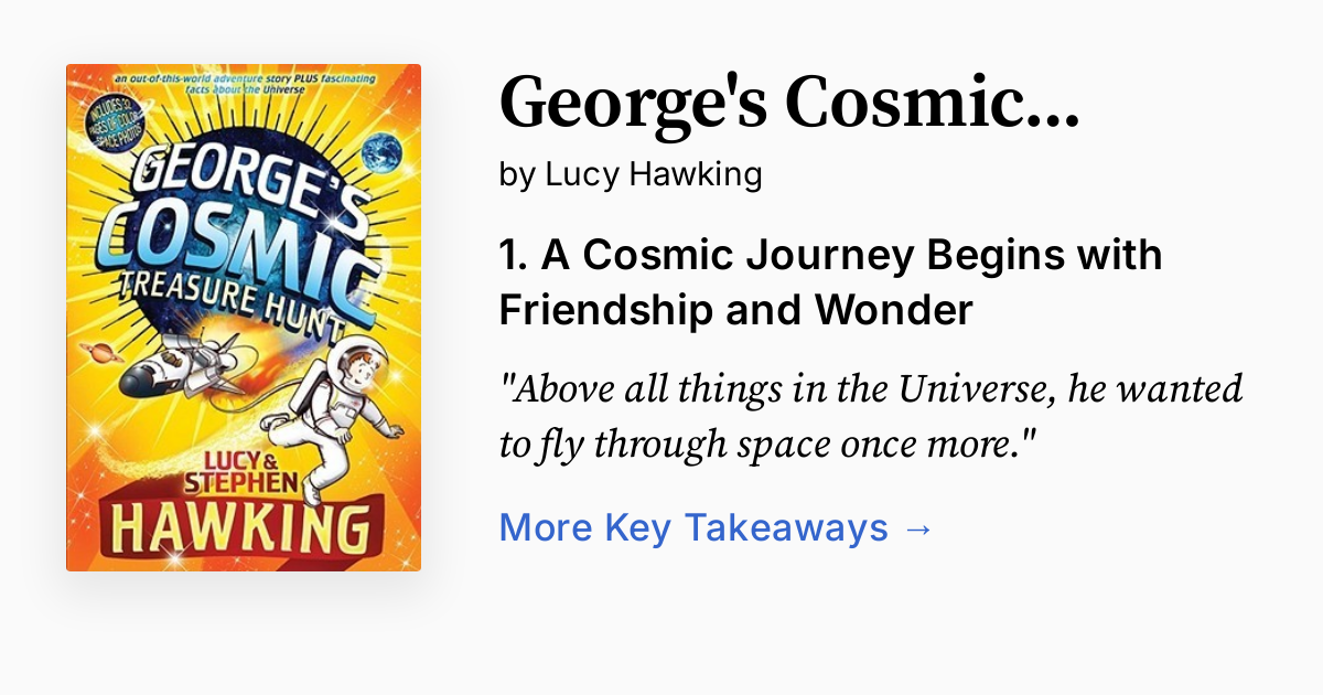 George's Cosmic Treasure Hunt | Summary, Quotes, Audio