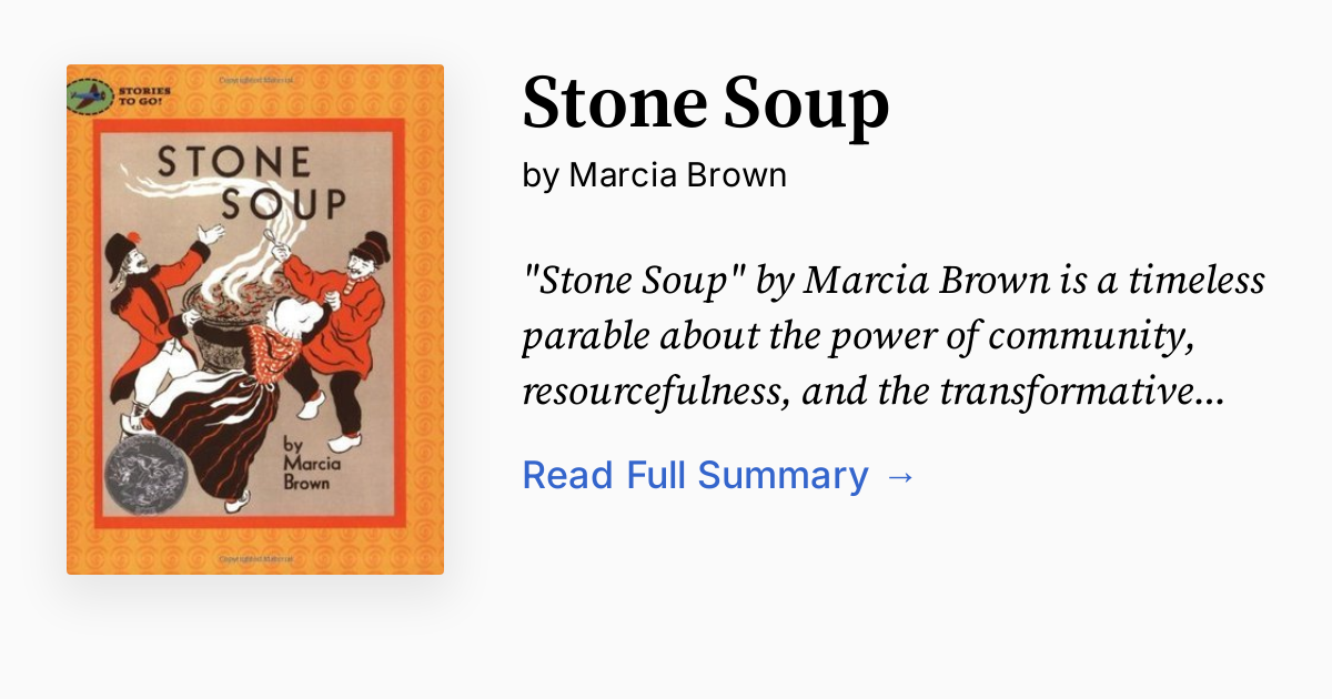 Stone Soup by Marcia Brown | Summary, Analysis