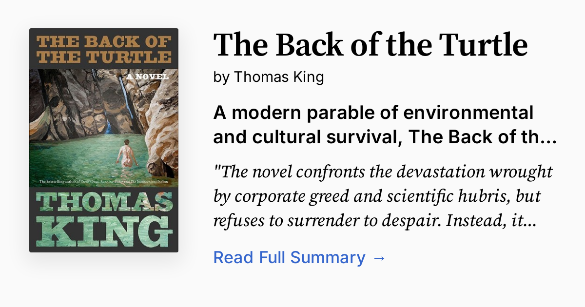 The Back of the Turtle | Summary, Analysis, FAQ