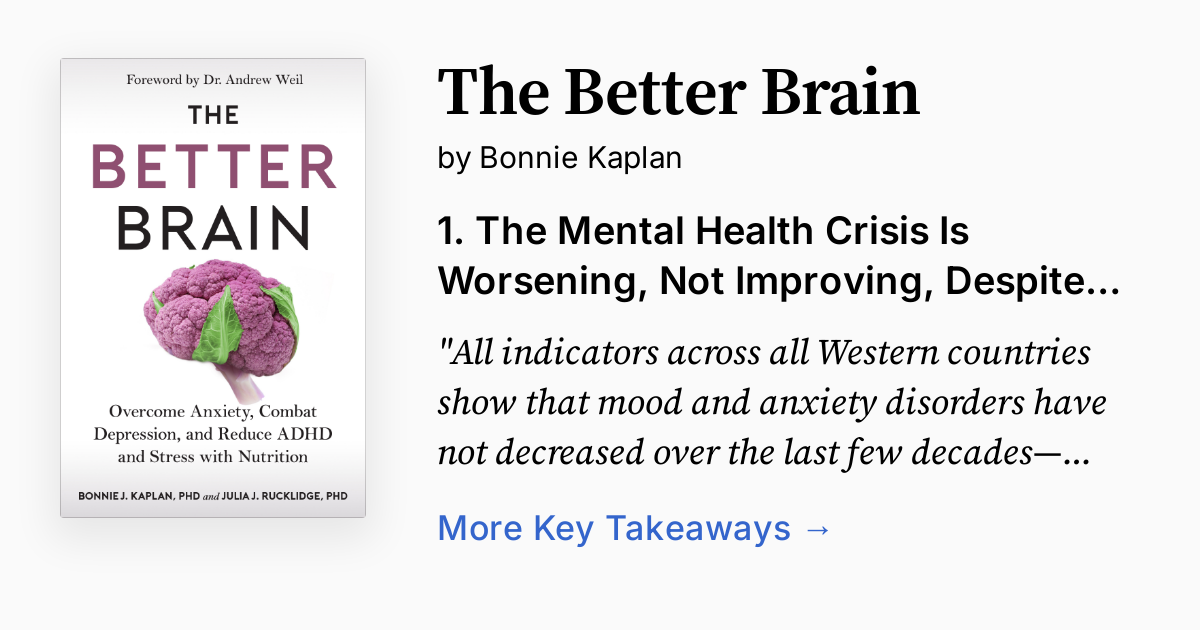 The Better Brain | Summary, Audio, Quotes