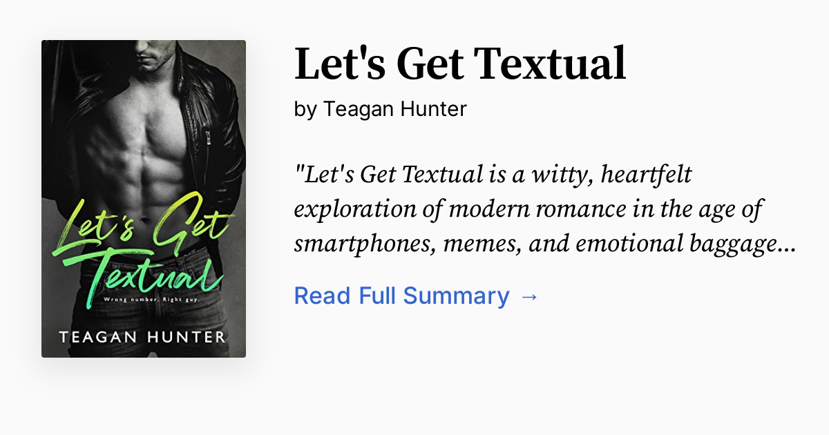Let's Get Textual | Summary, Analysis