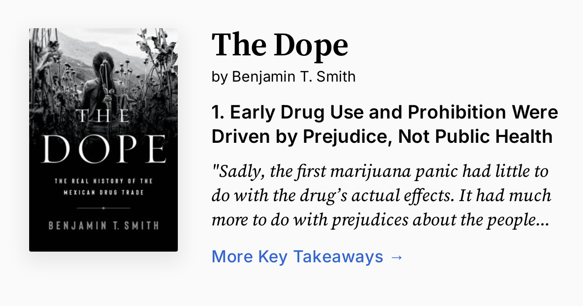 The Dope by Benjamin T. Smith | Summary, Audio, Quotes