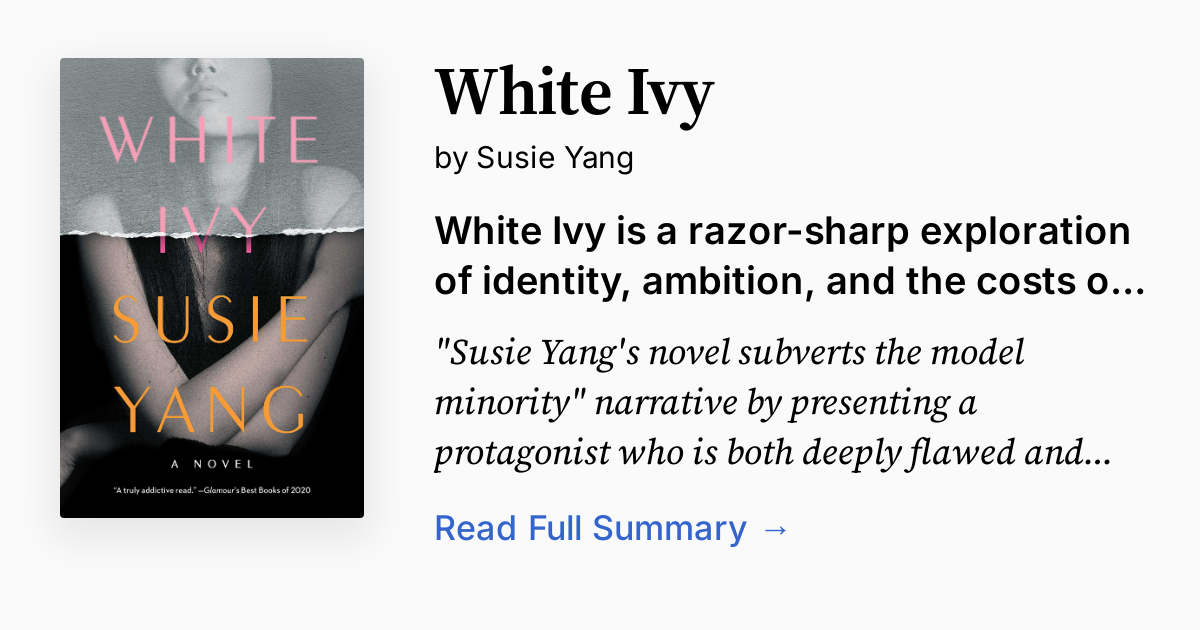 White Ivy by Susie Yang | Summary, Audio, Analysis