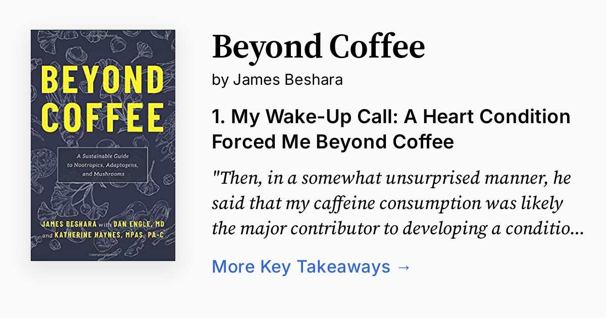 Beyond Coffee by James Beshara | Summary, Audio, Quotes