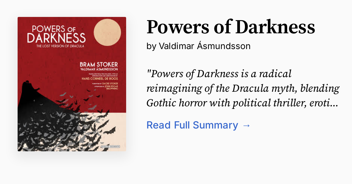 Powers of Darkness | Summary, Audio, Analysis