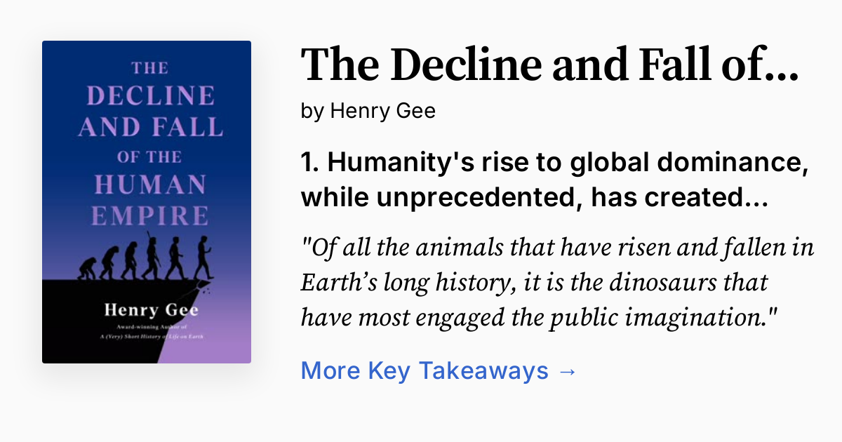 The Decline and Fall of the Human Empire | Summary, Audio, Quotes