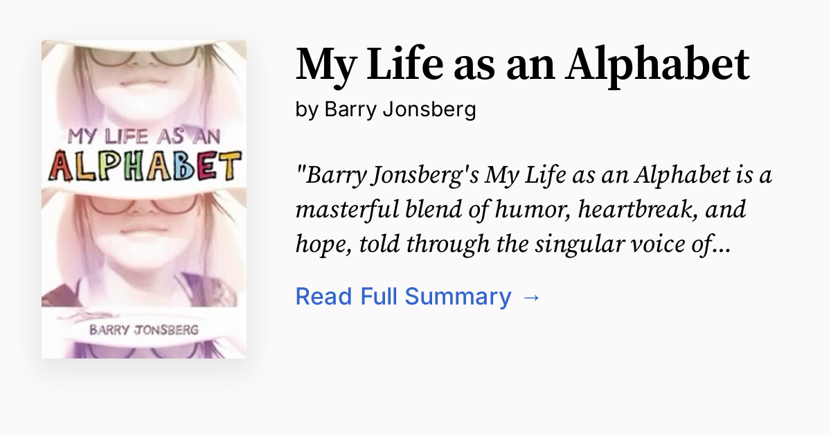 My Life as an Alphabet | Summary, Analysis, FAQ