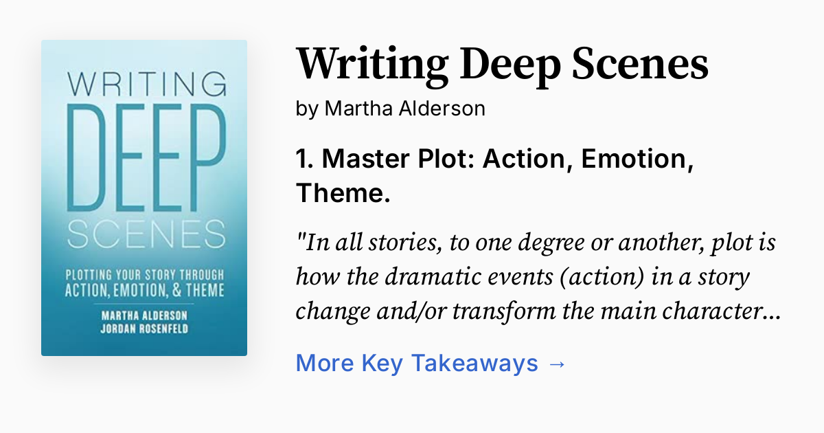 Writing Deep Scenes | Summary, Audio, Quotes