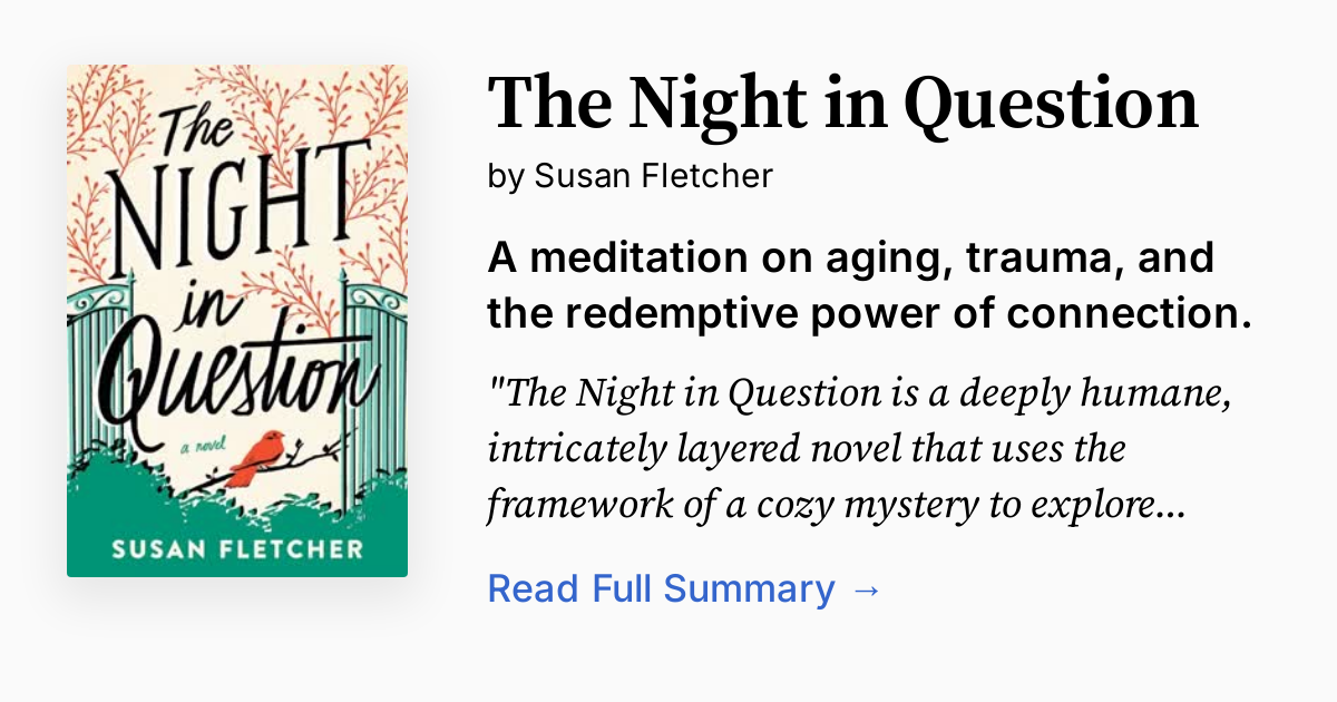 The Night in Question | Summary, Audio, Analysis