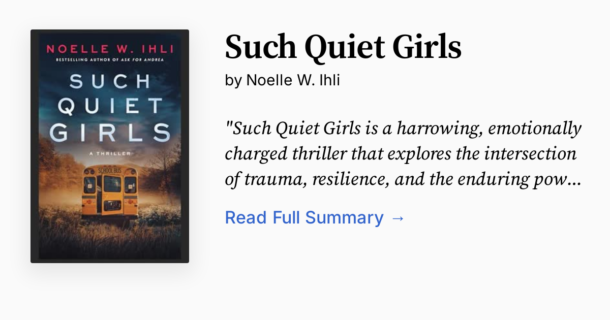 Such Quiet Girls | Summary, Analysis, FAQ