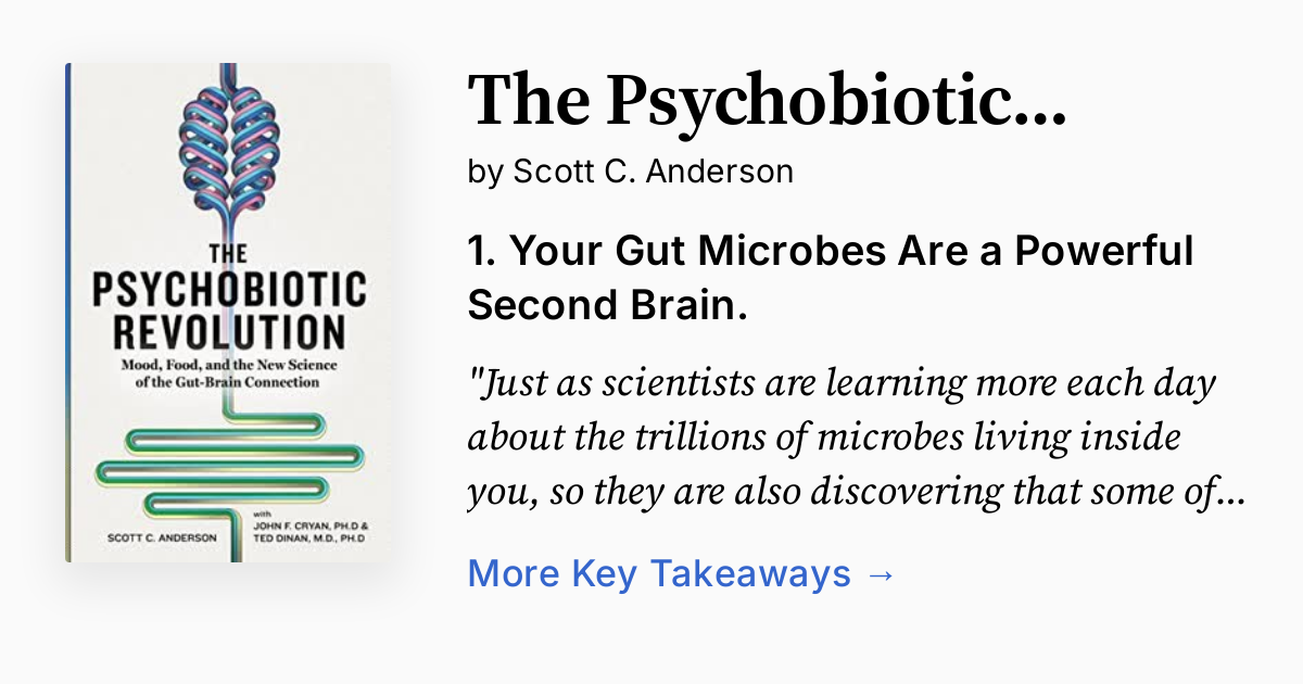 The Psychobiotic Revolution | Summary, Audio, Quotes, FAQ
