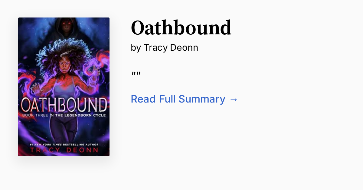 Oathbound by Tracy Deonn | Summary, Analysis, FAQ