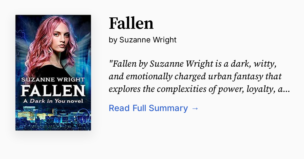 Fallen by Suzanne Wright | Summary, Audio, Analysis