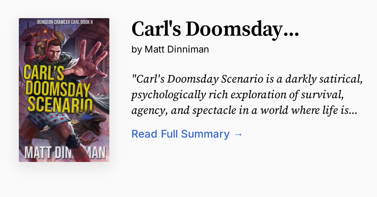 Carl's Doomsday Scenario | Summary, Analysis, FAQ