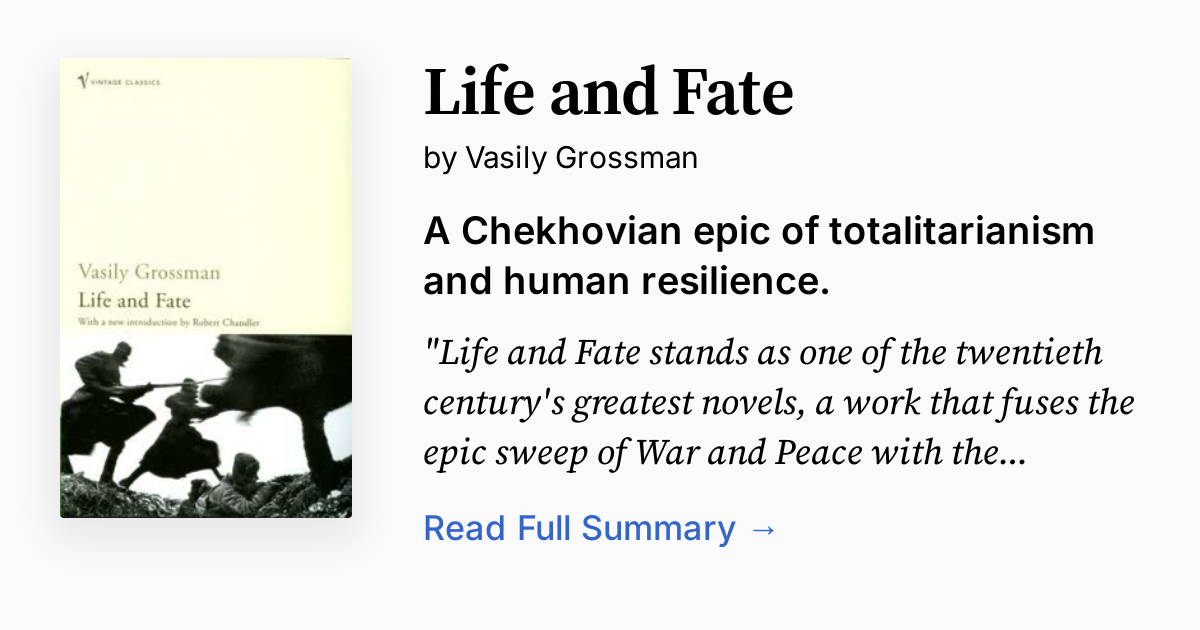 Life and Fate by Vasily Grossman | Summary, Analysis, FAQ