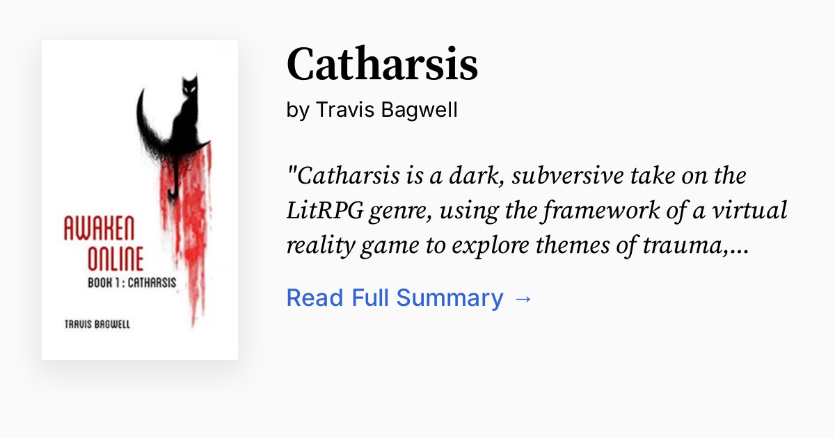 Catharsis by Travis Bagwell | Summary, Audio, Analysis