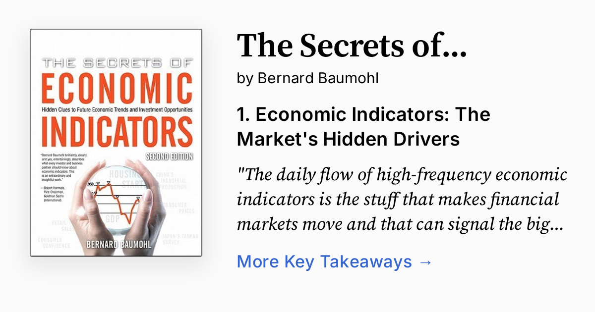 The Secrets of Economic Indicators | Resumen, Audio, Quotes, FAQ
