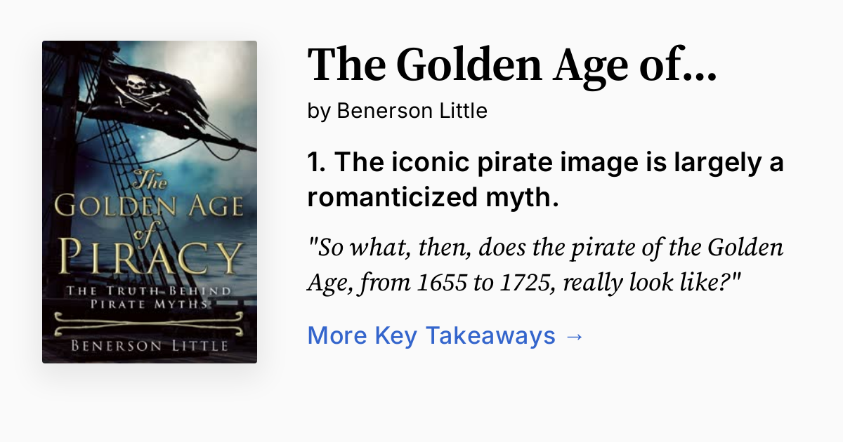 The Golden Age of Piracy | Summary, Audio, Quotes, FAQ