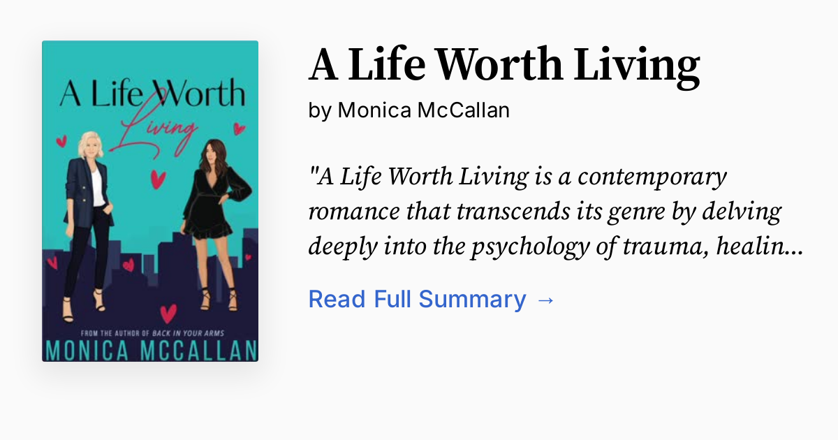 A Life Worth Living | Summary, Analysis