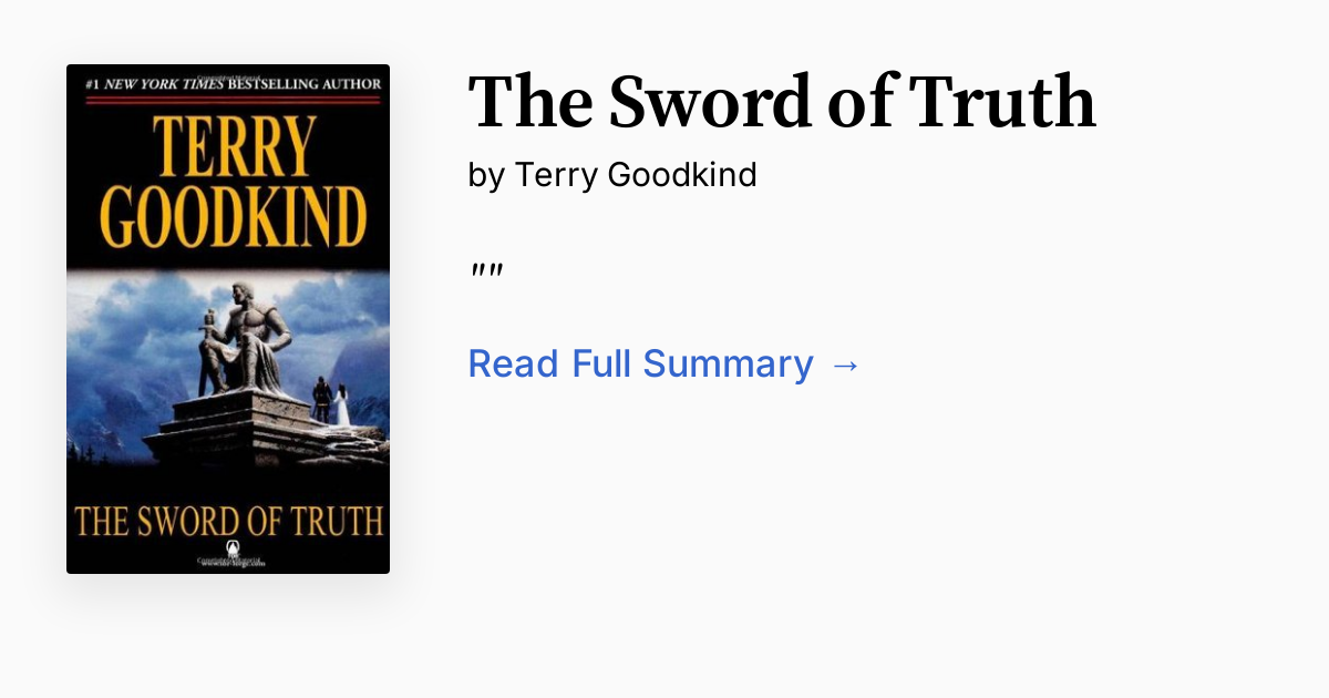 The Sword of Truth | Summary, Audio, Analysis