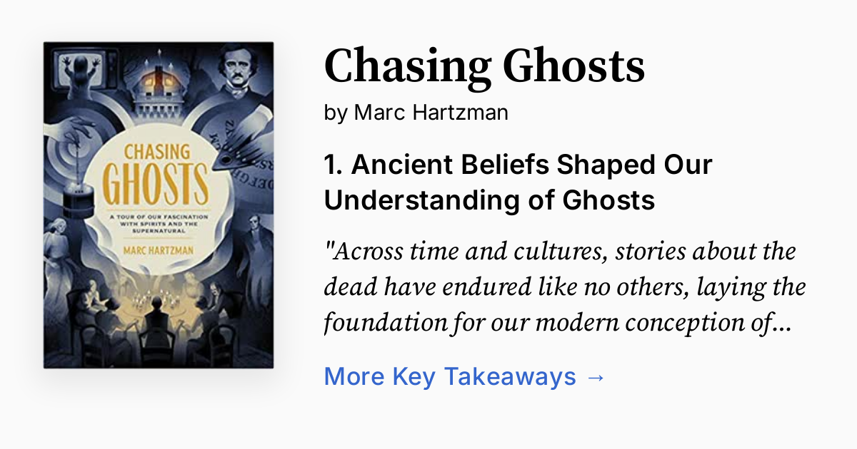Chasing Ghosts by Marc Hartzman | Summary, Audio, Quotes