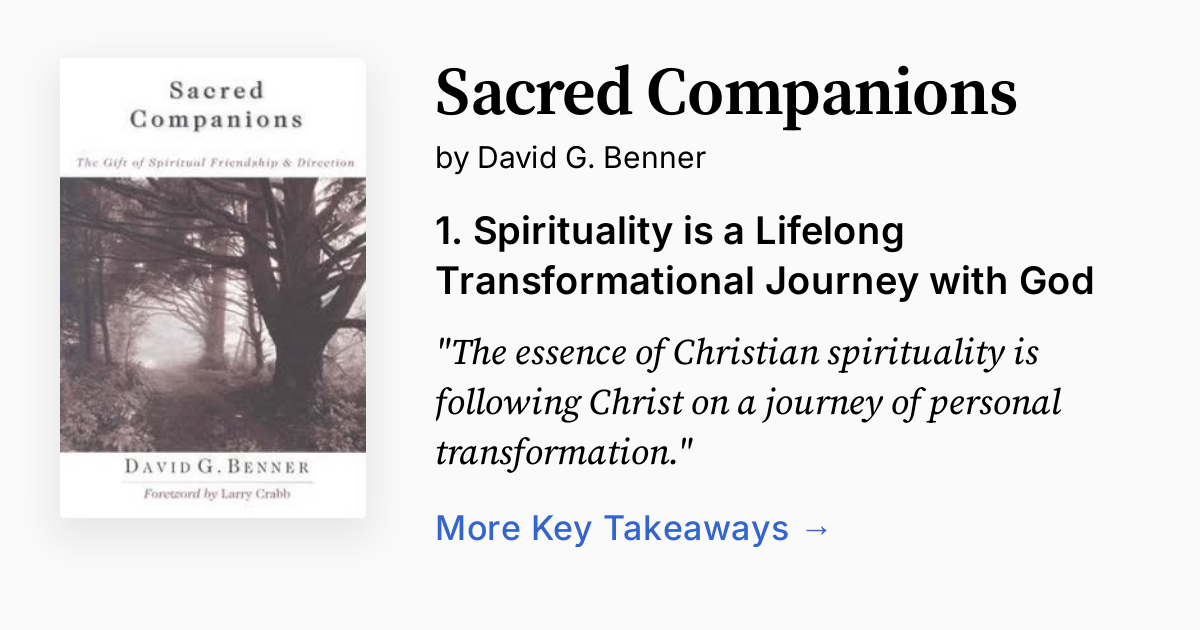 Sacred Companions | Summary, Audio, Quotes