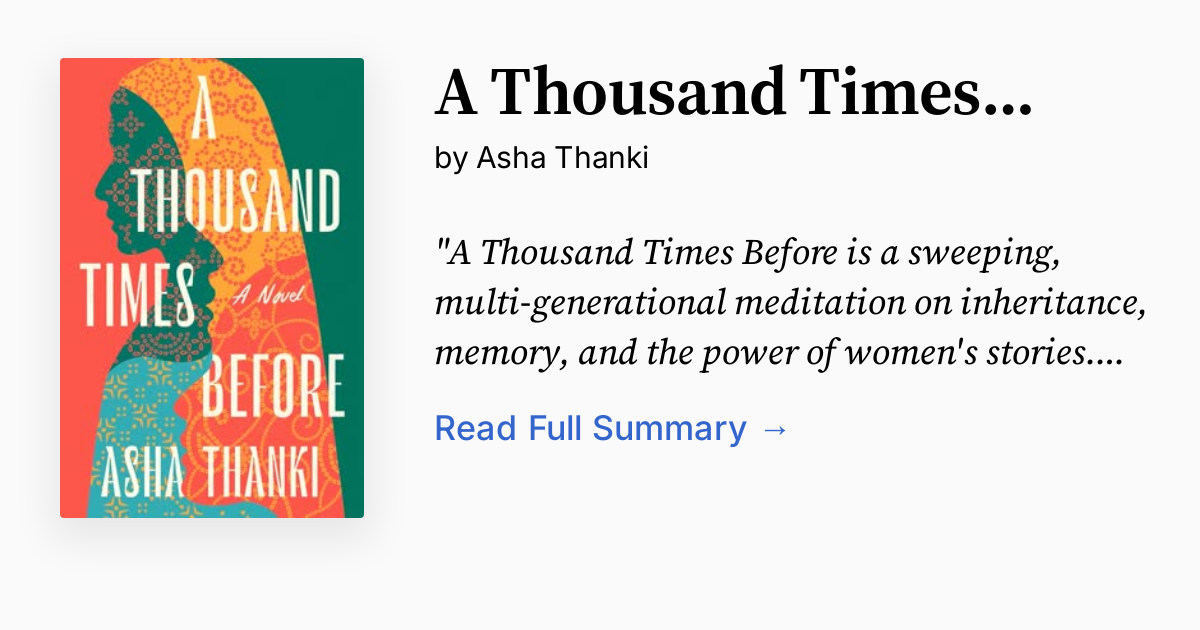 A Thousand Times Before | Summary, Audio, Analysis