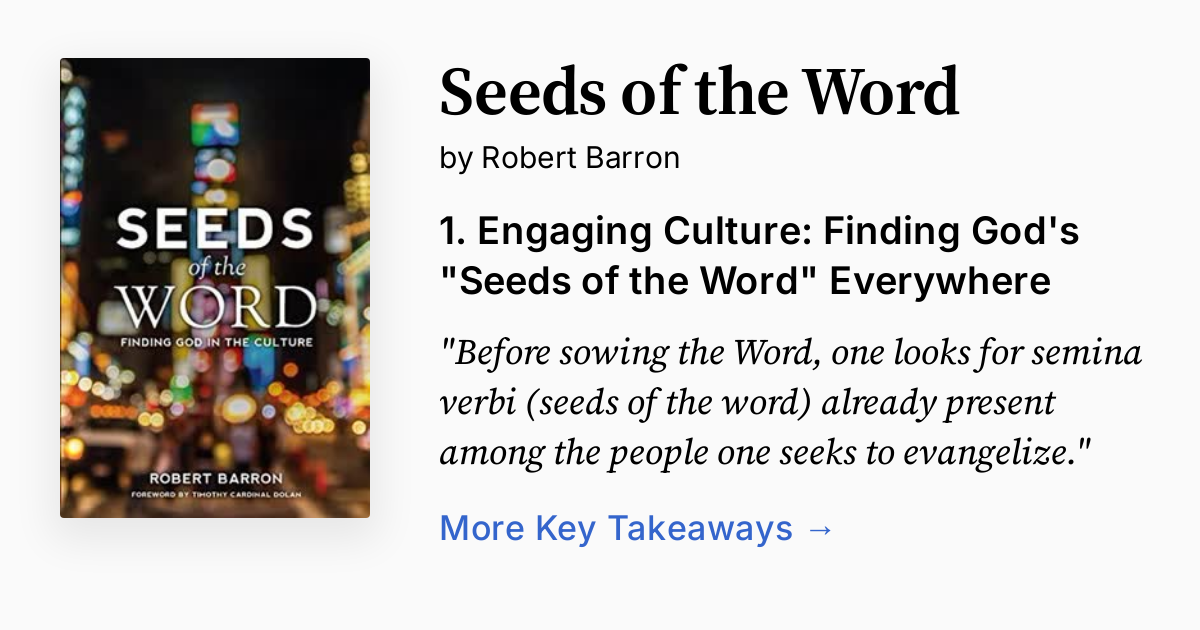 Seeds of the Word | Summary, Audio, Quotes