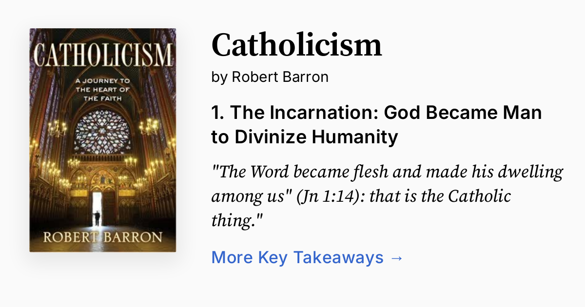 Catholicism by Robert Barron | Summary, Quotes, Audio