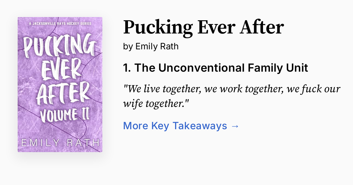 Pucking Ever After | Summary, Audio, Quotes