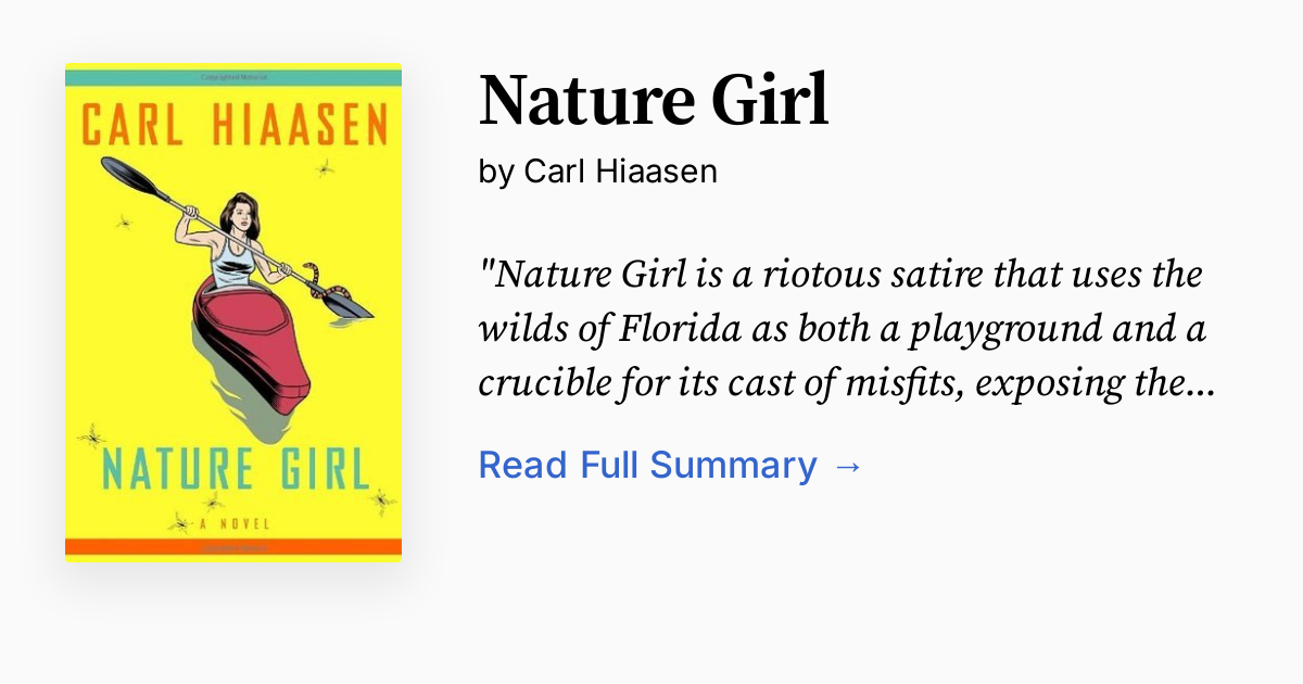 Nature Girl by Carl Hiaasen | Summary, Audio, Analysis