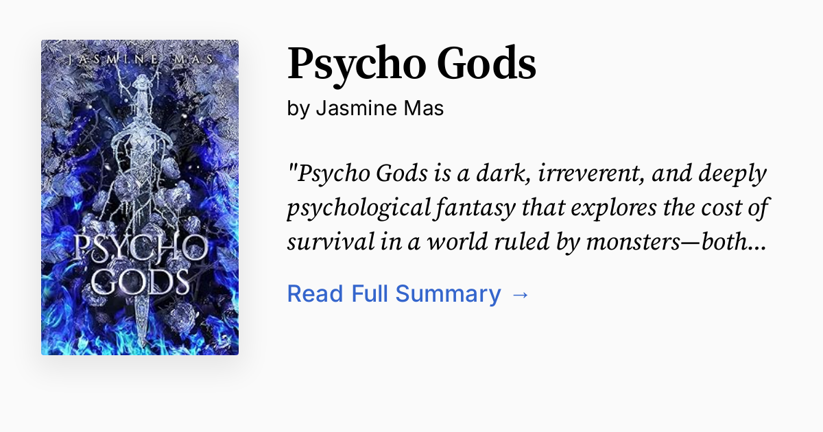 Psycho Gods by Jasmine Mas | Summary, Audio, Analysis, FAQ