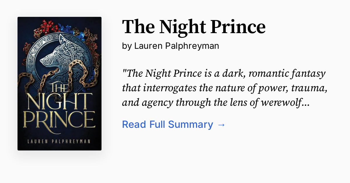 The Night Prince | Summary, Analysis, FAQ