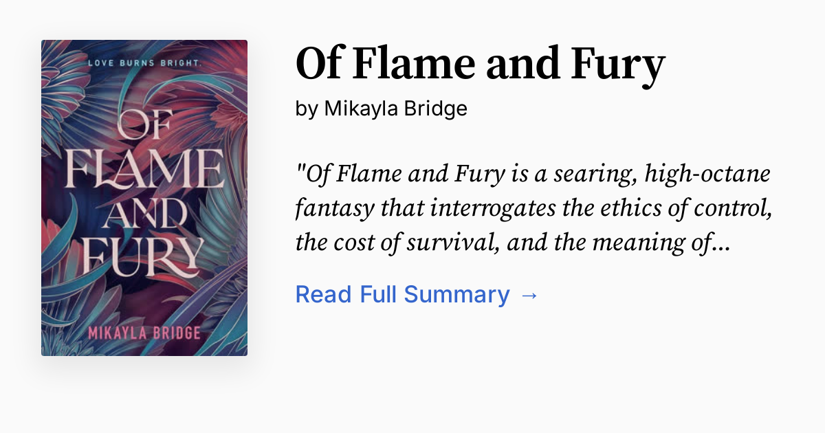 Of Flame and Fury | Summary, Audio, Analysis