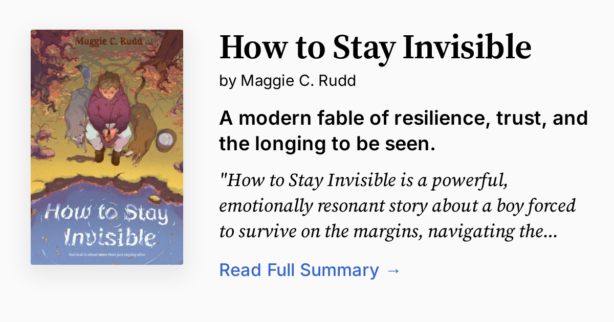 How to Stay Invisible | Summary, Analysis, FAQ