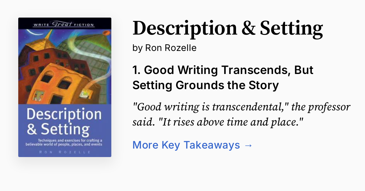 Description & Setting | Summary, Audio, Quotes