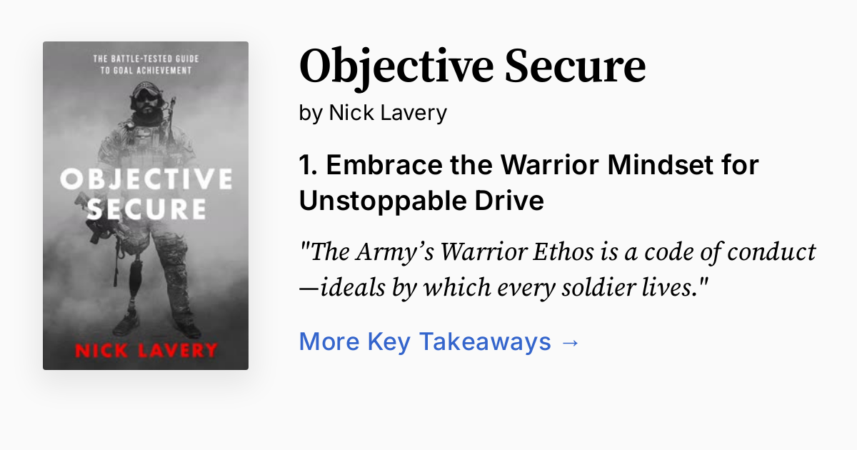 Objective Secure | Summary, Audio, Quotes