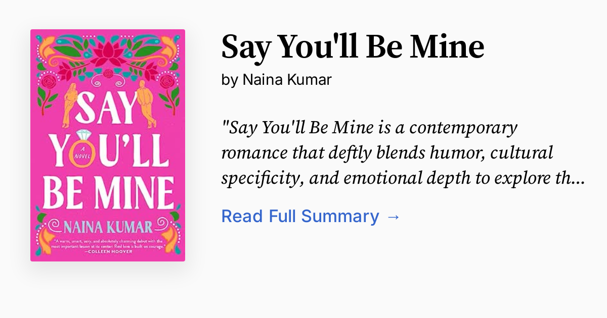 Say You'll Be Mine | Summary, Audio, Analysis