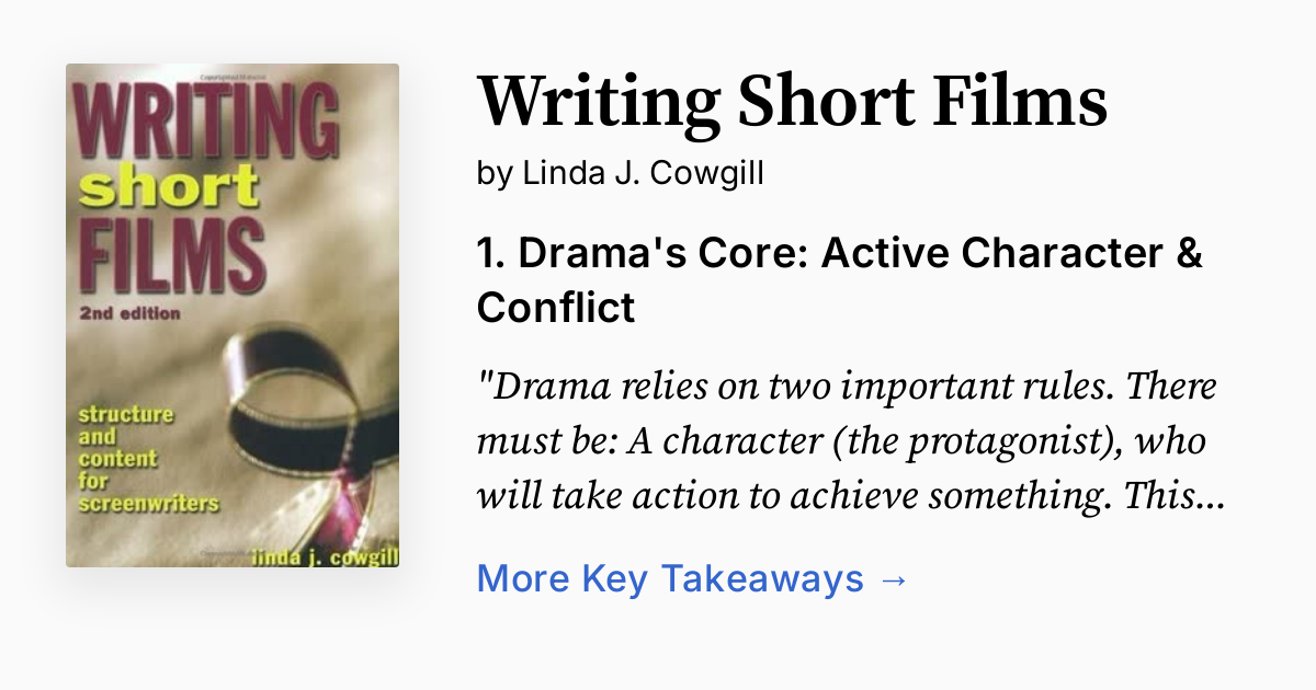 Writing Short Films | Summary, Quotes, Audio