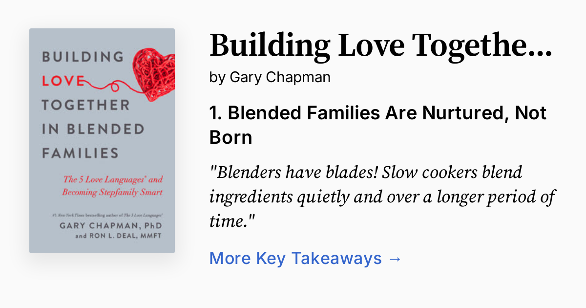 Building Love Together in Blended Families | Summary, Audio, Quotes
