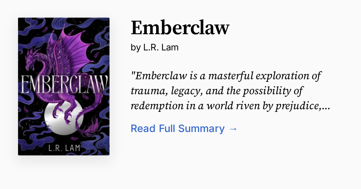 Emberclaw by L.R. Lam | Summary, Analysis