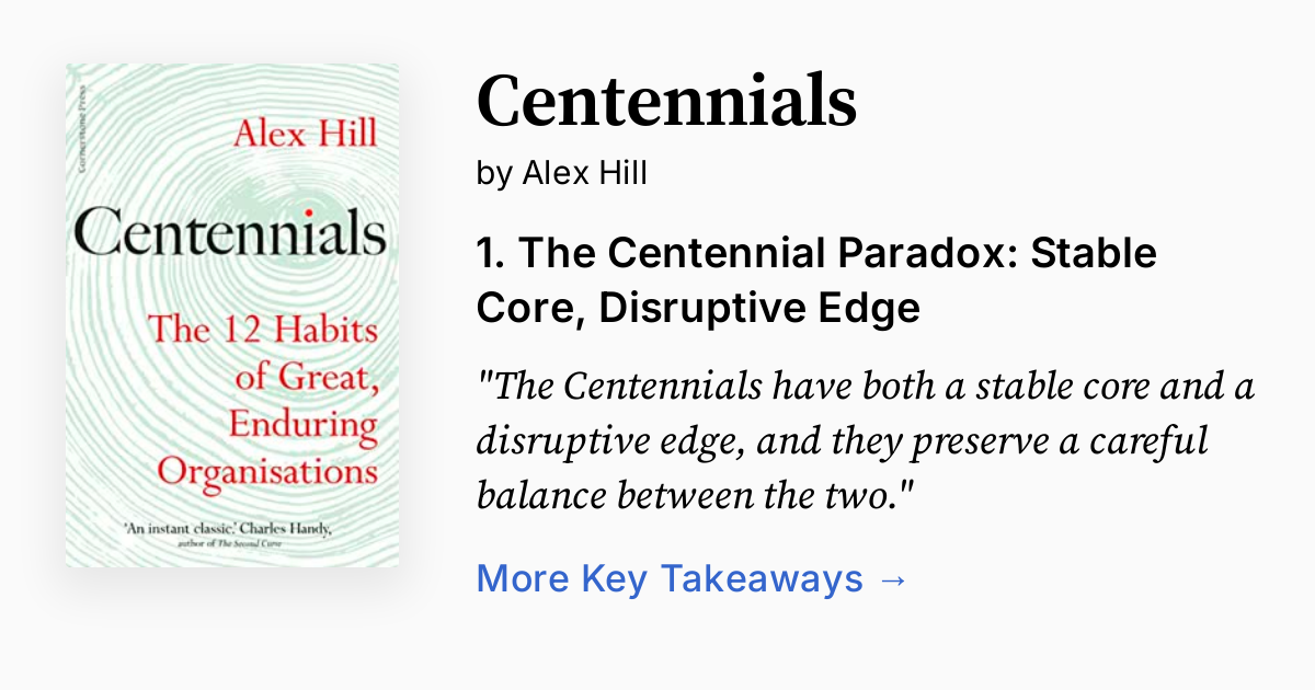 Centennials by Alex Hill | Summary, Quotes, Audio
