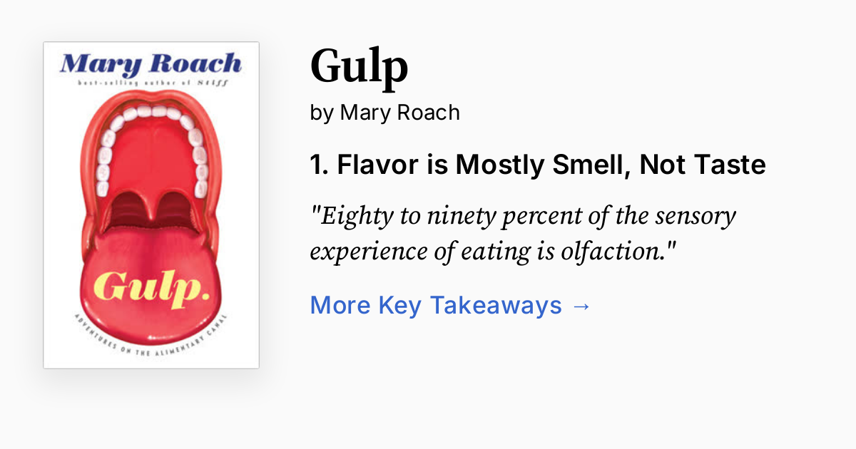 Gulp by Mary Roach | Summary, Quotes, Audio