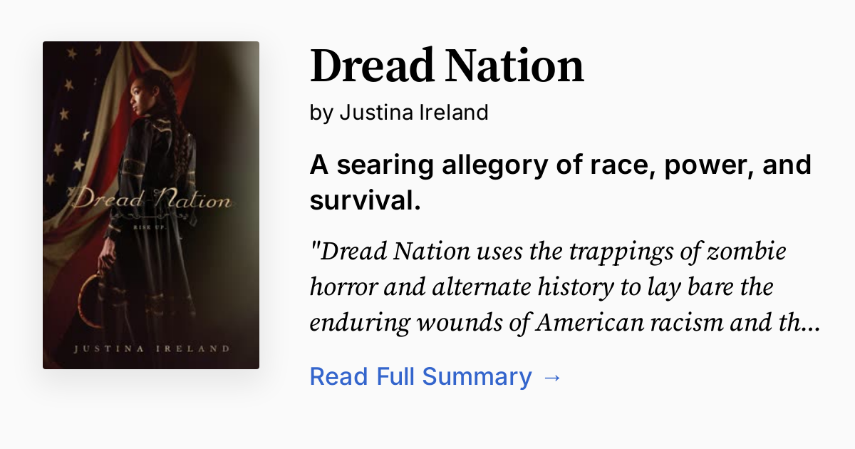Dread Nation by Justina Ireland | Summary, Audio, Analysis